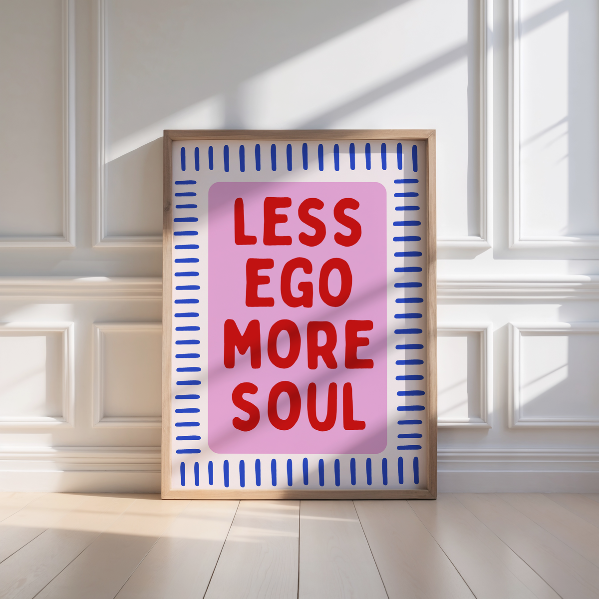 Poster LESS EGO MORE SOUL – Sunmalimo